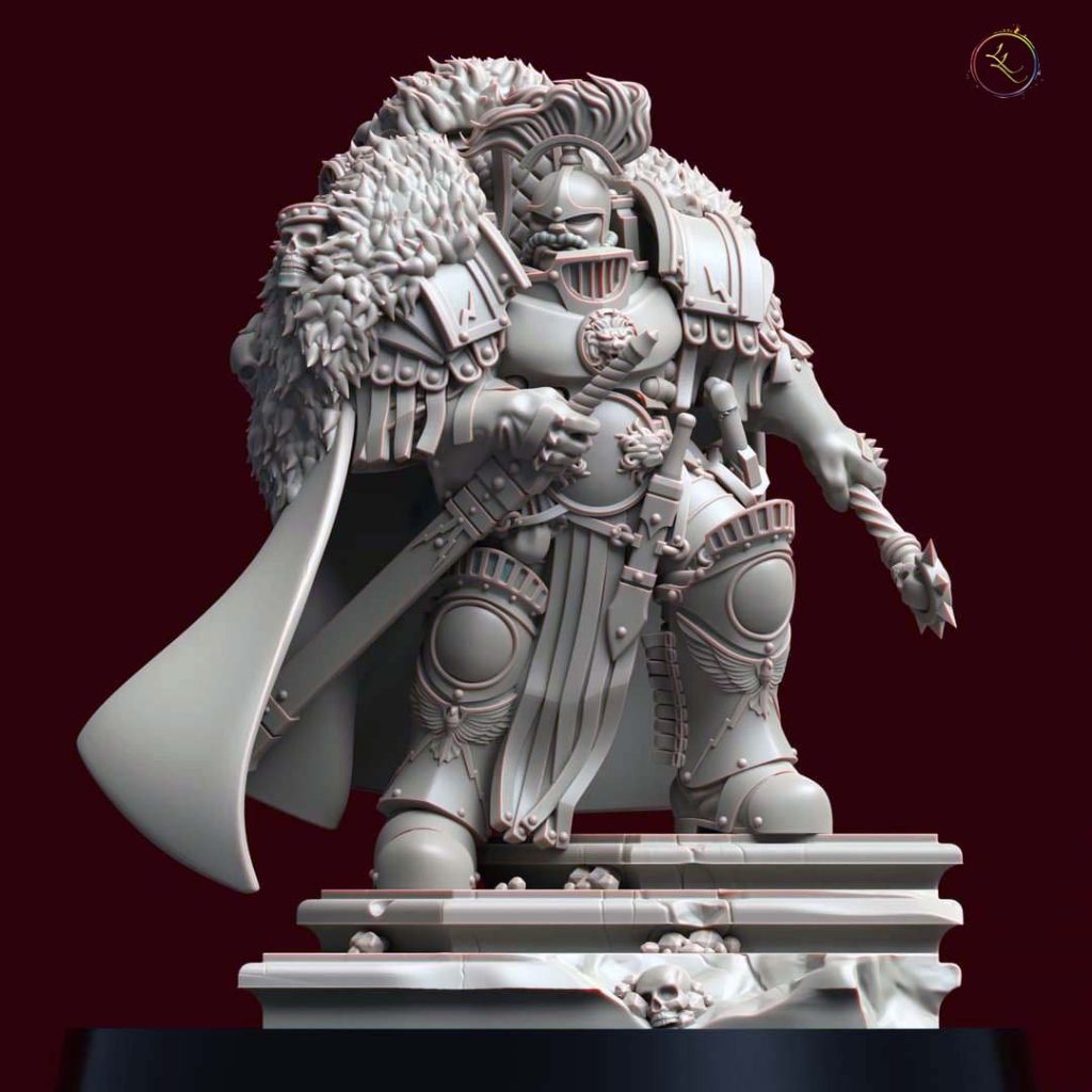 Ursus Astra - Warrior of Thunder and Lightning. Lil'Legend Miniature ...