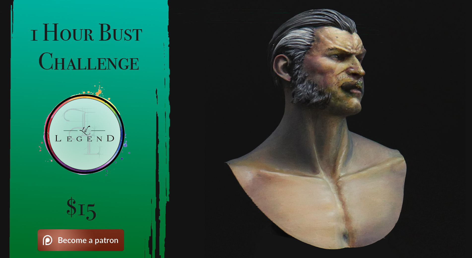 Tutorial: 1 Hour Bust Challenge - Lil Legend Studio