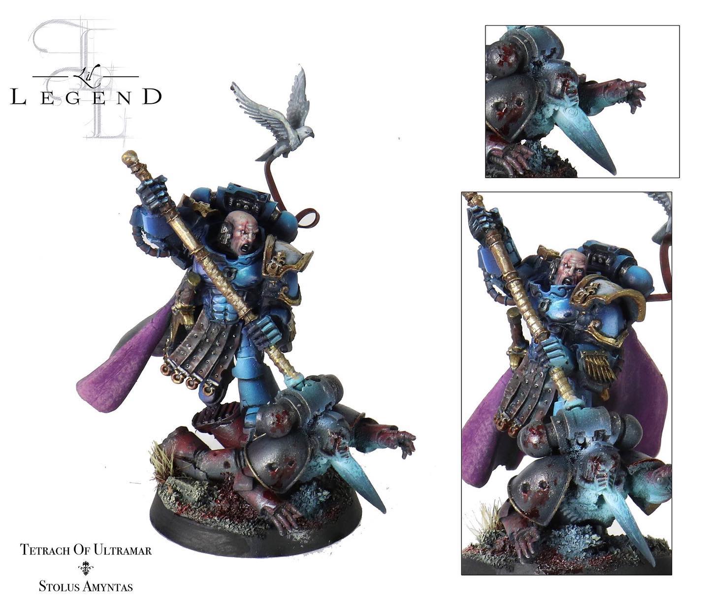 Stolos Amyntas Tetrarch of Ultramar. Commission - Lil Legend Studio