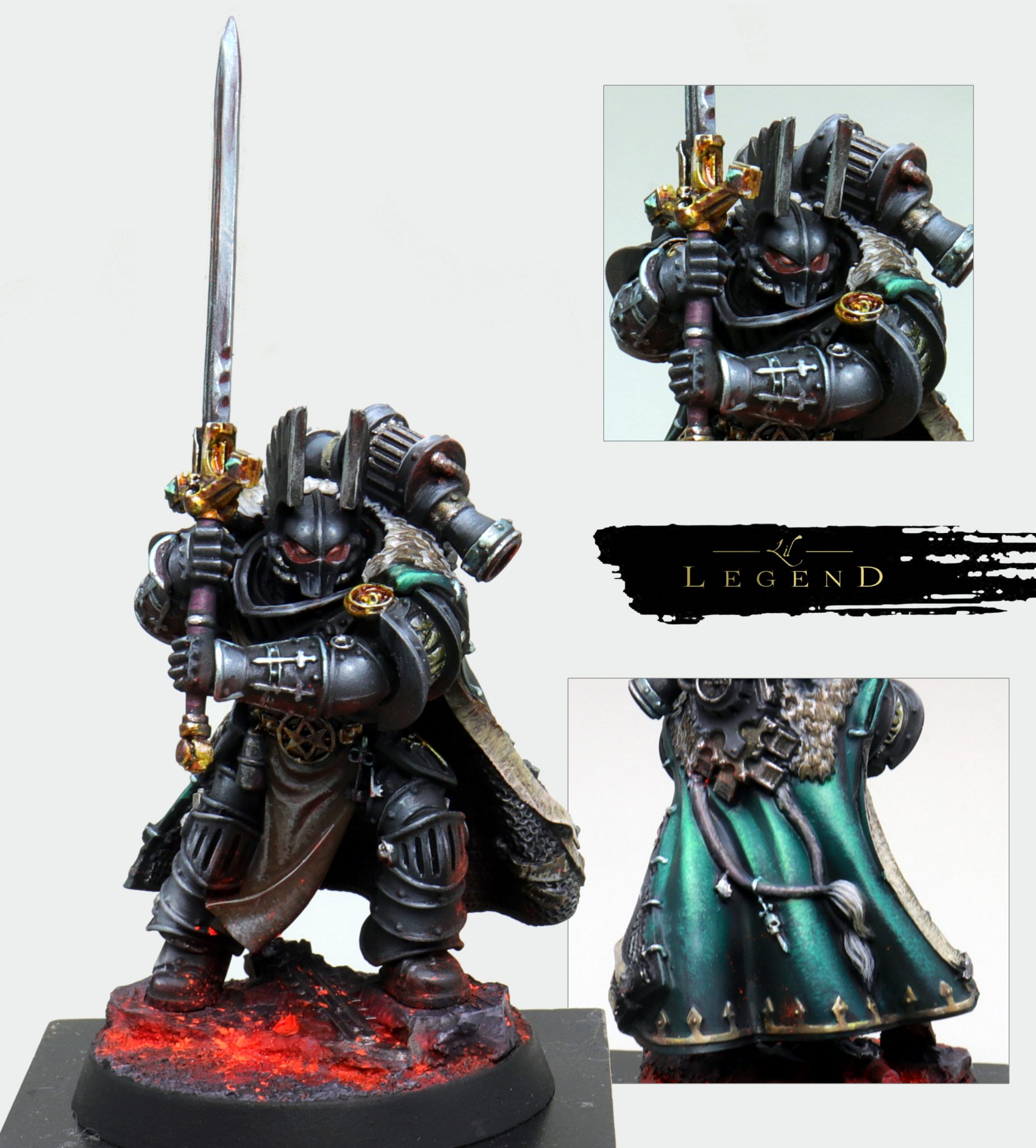 Dark Angel Corswain, Paladin of the Ninth Order.