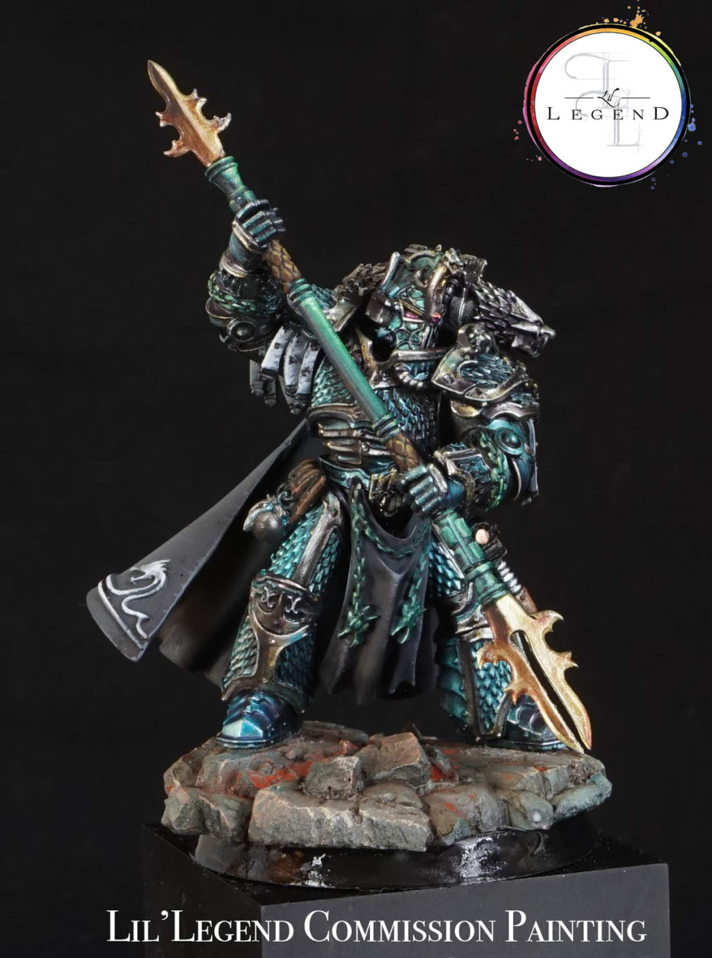 Alpharius, Lord of Snakes, Primarch of the Alpha Legion. Commission ...