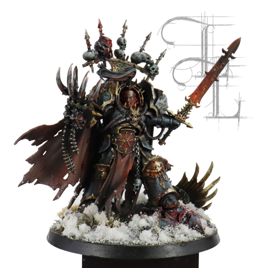 Abaddon the Despoiler, Warmaster of Chaos. Commission - Lil Legend Studio