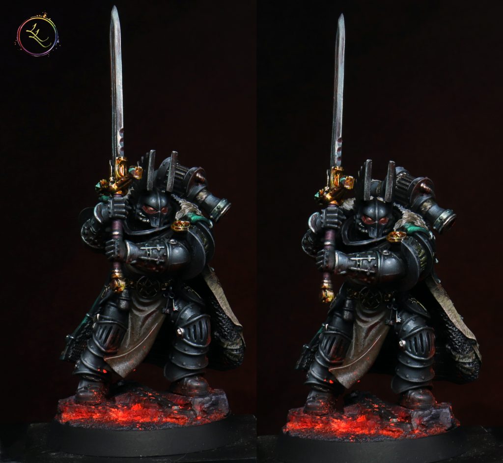 Dark Angel Corswain, Paladin of the Ninth Order.