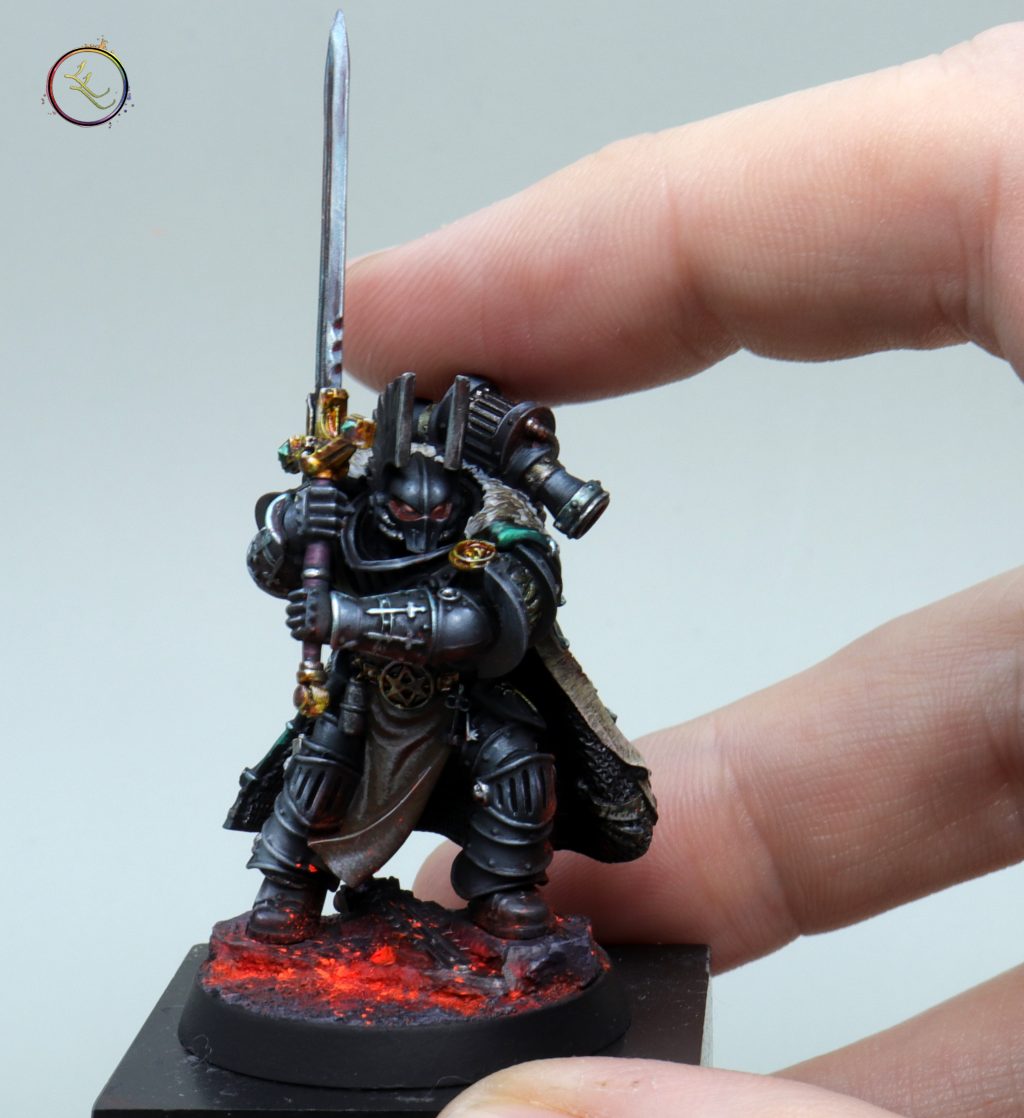 Dark Angel Corswain, Paladin of the Ninth Order.