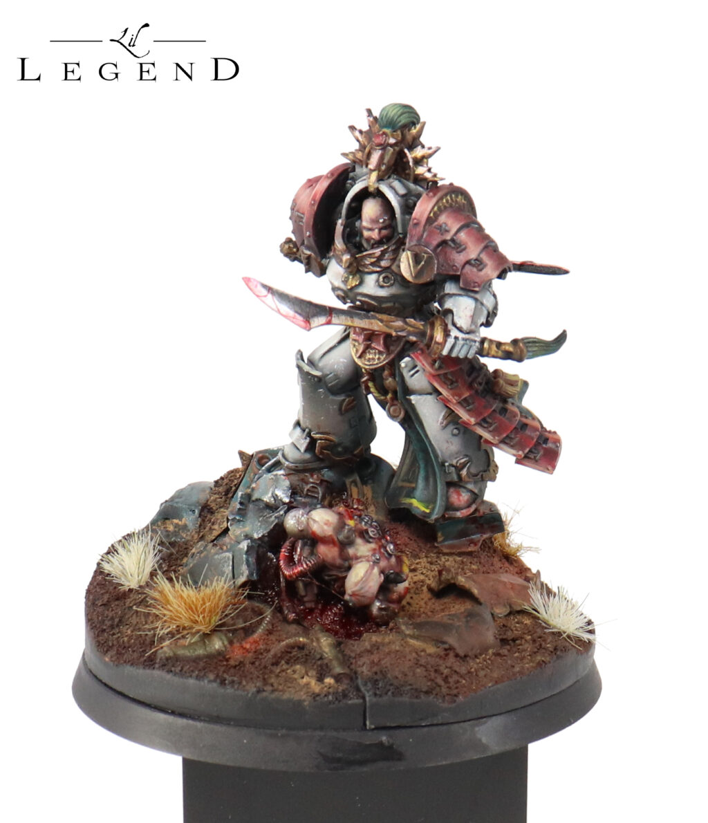 Qin Xa, Master of the Keshig. White Scars Commission. - Lil Legend Studio