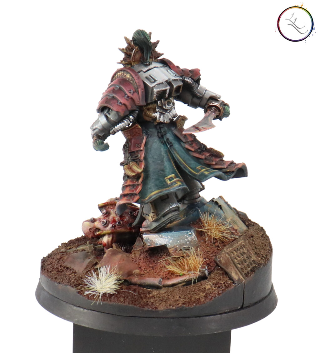 Qin Xa, Master of the Keshig. White Scars Commission. - Lil Legend Studio