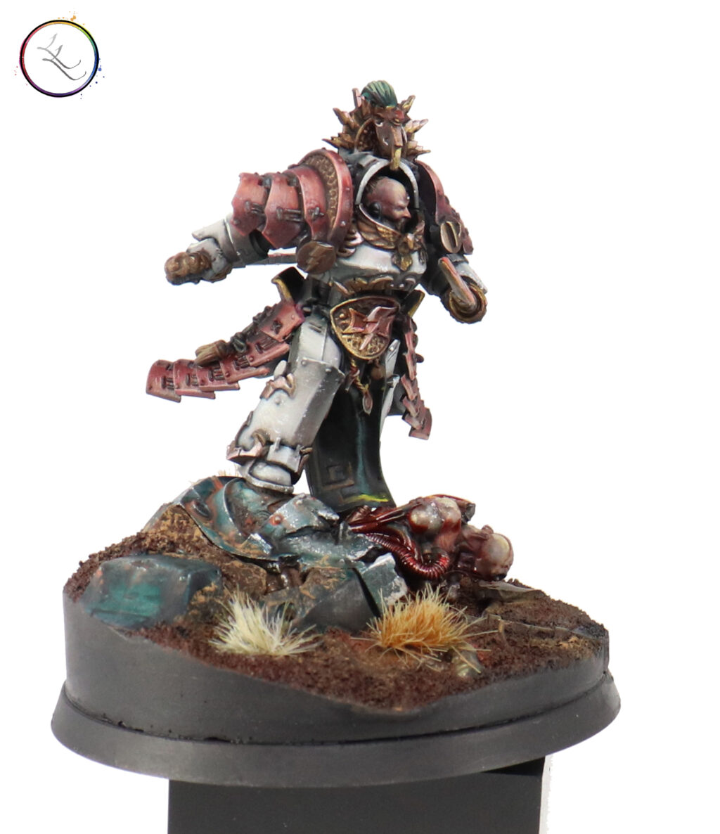 Qin Xa, Master of the Keshig. White Scars Commission. - Lil Legend Studio