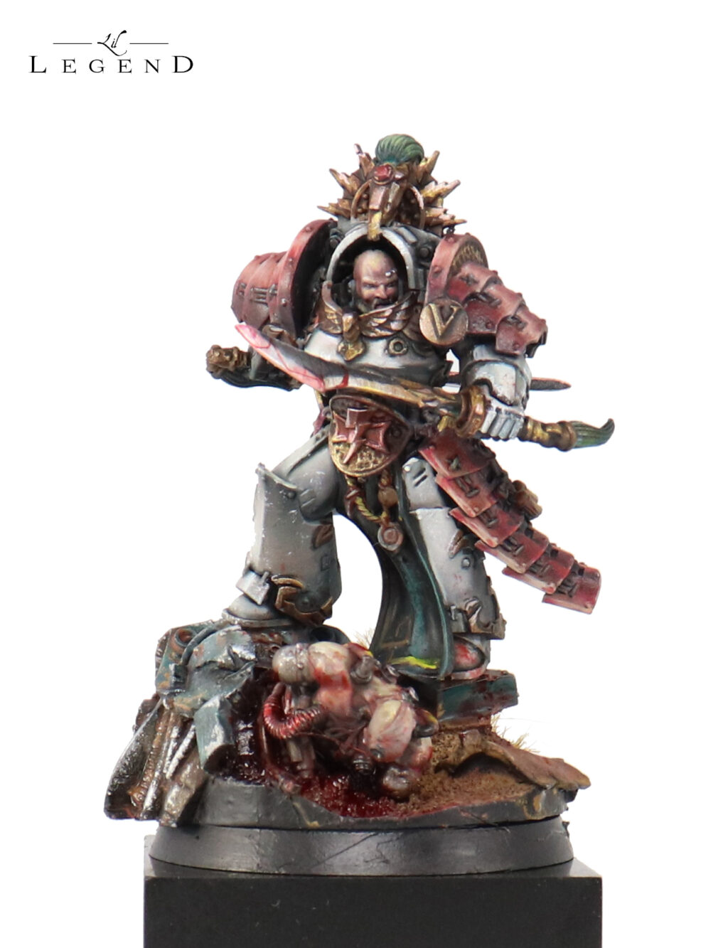 Qin Xa, Master of the Keshig. White Scars Commission. - Lil Legend Studio