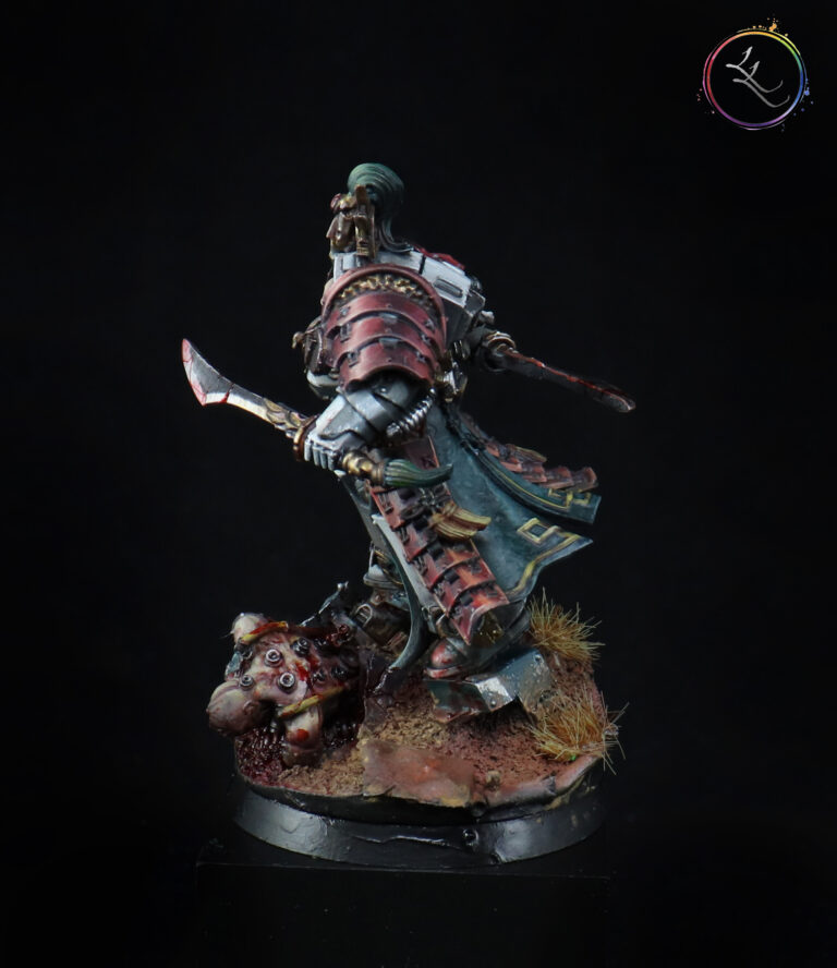 Qin Xa, Master of the Keshig. White Scars Commission. - Lil Legend Studio