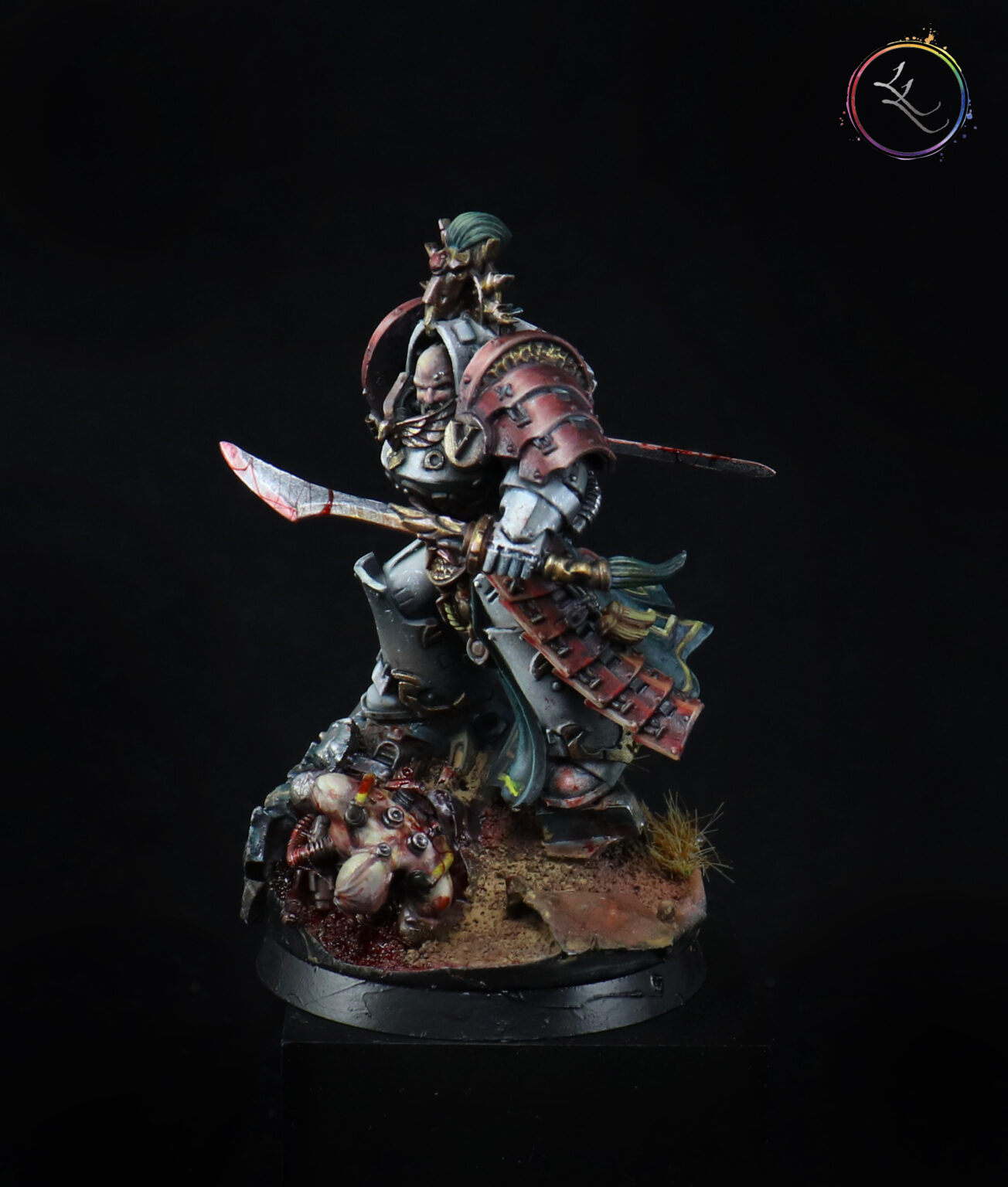 Qin Xa, Master of the Keshig. White Scars Commission. - Lil Legend Studio