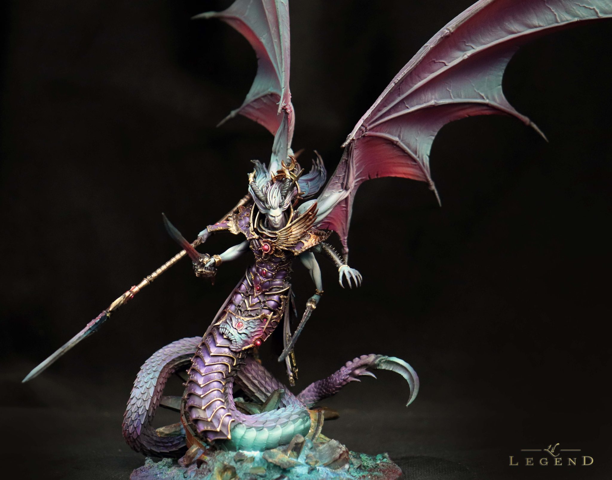 Painting Fulgrim Transcended, Primarch of the Emperor's Children - Lil ...
