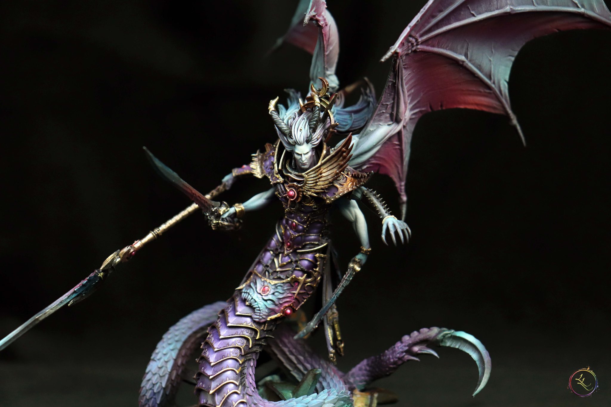 Painting Fulgrim Transcended, Primarch of the Emperor's Children - Lil ...