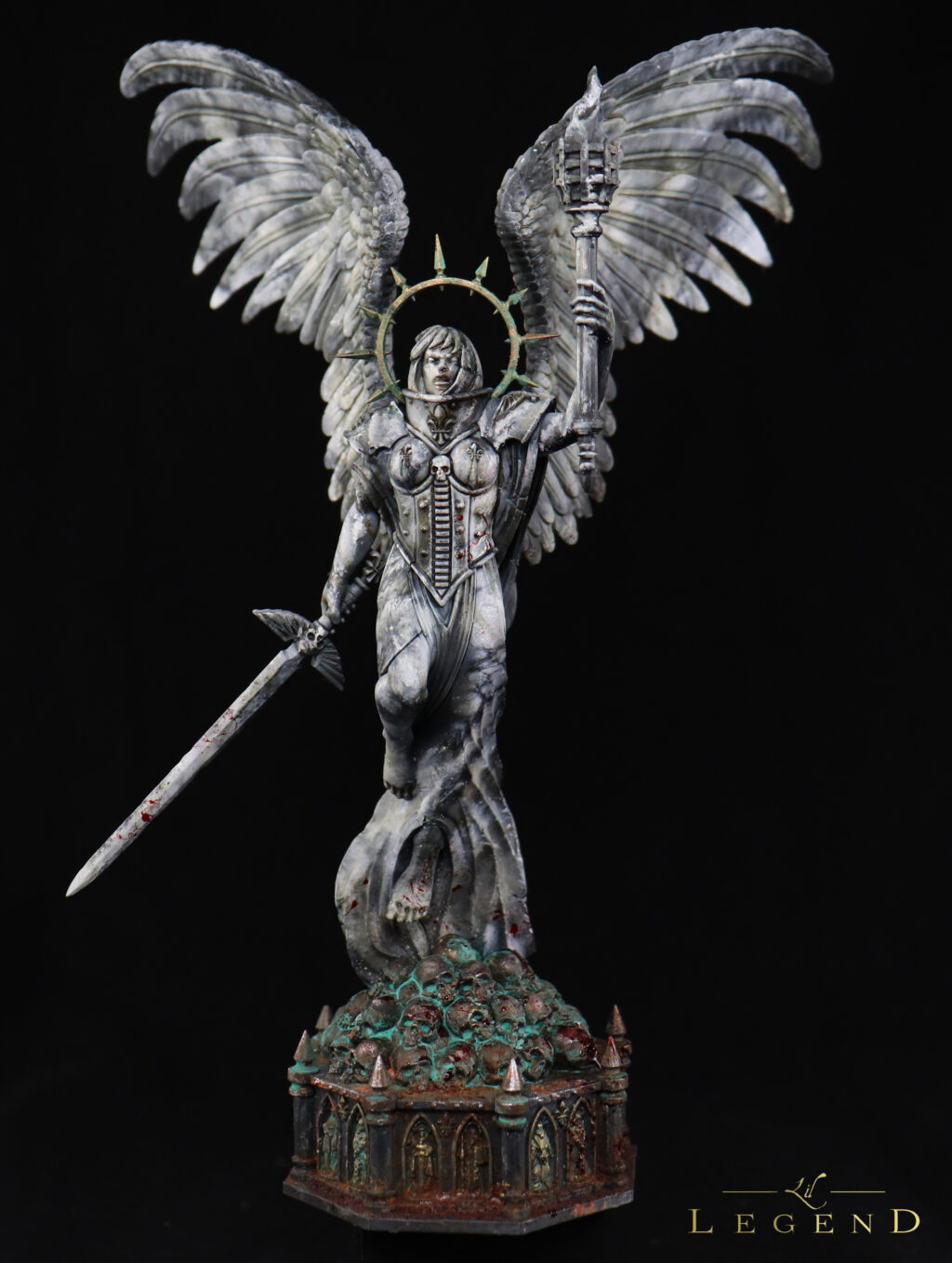 Sisters of Battle, Battle Sanctum. Marble Statue Commission. - Lil ...