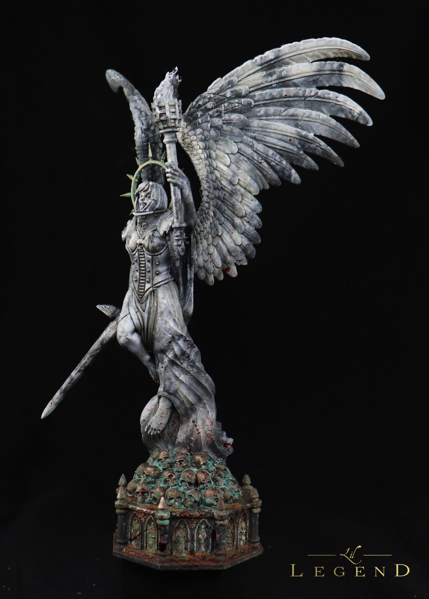 Sisters of Battle, Battle Sanctum. Marble Statue Commission. - Lil ...
