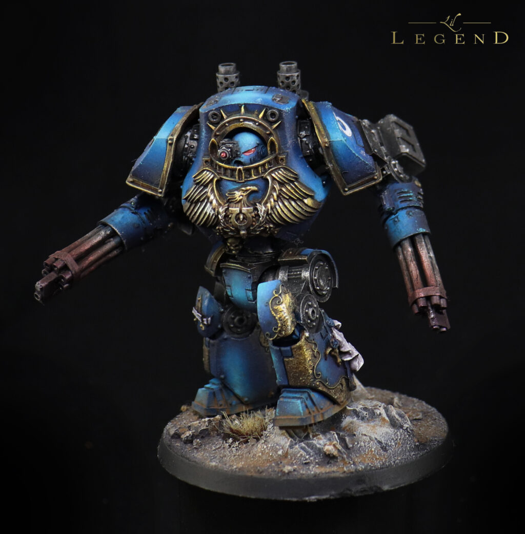 Ultramarine Contemptor Dreadnought Commissions - Lil Legend Studio