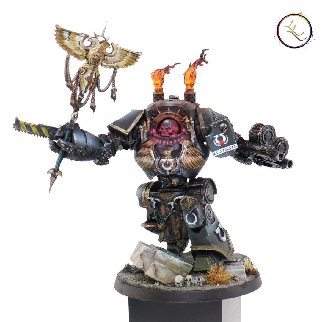 Ultramarine Chaplain Dreadnought Commission - Lil Legend Studio