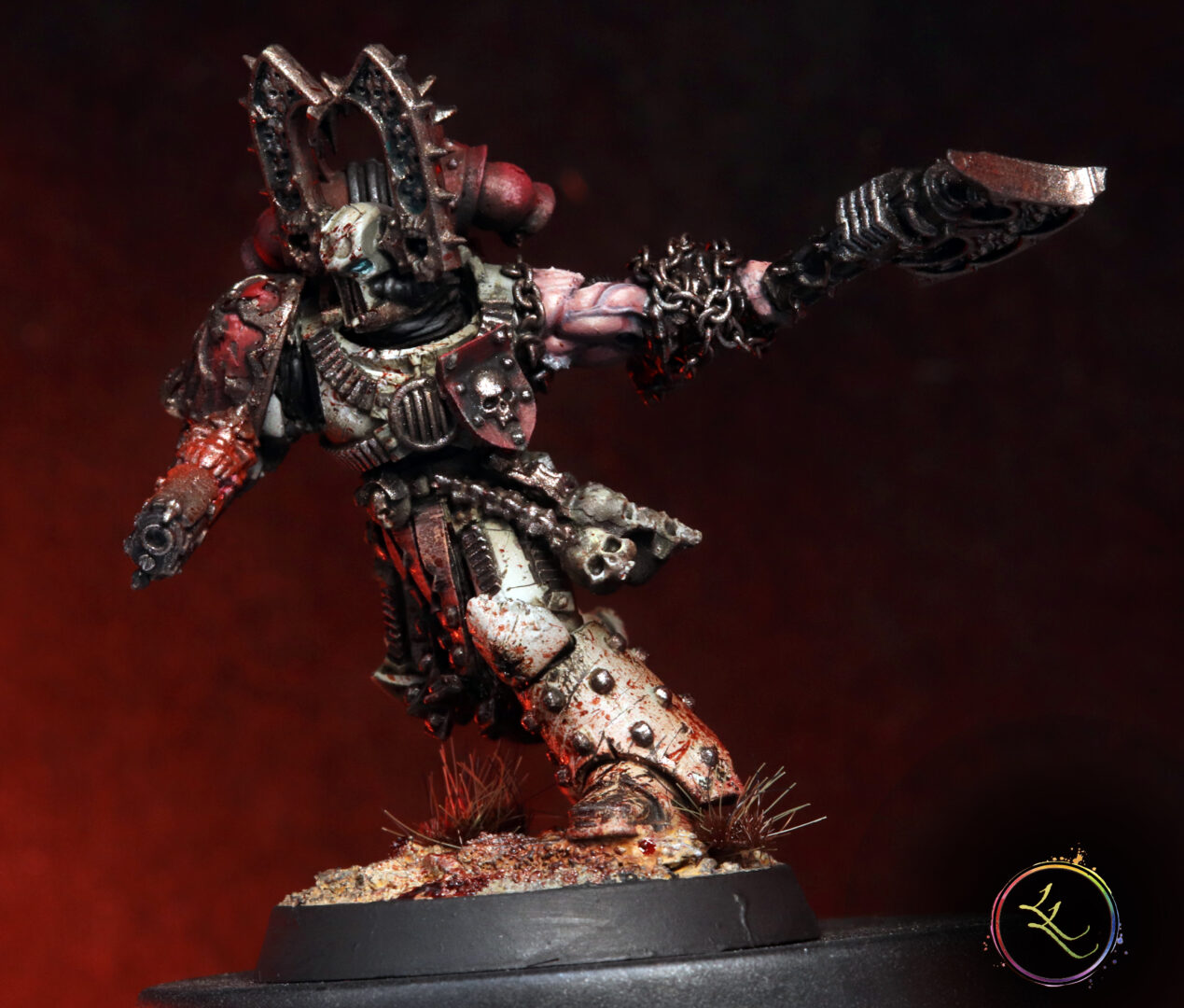 Kharn the Bloody Conversion & Paint [COMMISSION] - Lil Legend Studio