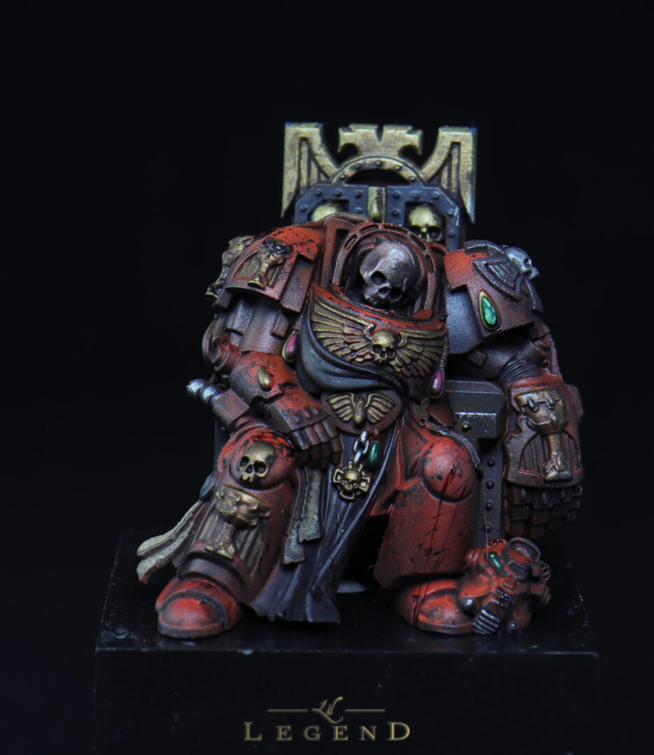 SPACE HULK: Blood Angel Dead Marine. Commission. - Lil Legend Studio