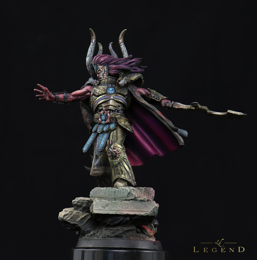 Magnus Vs. Leman Russ Diorama Commission. - Lil Legend Studio