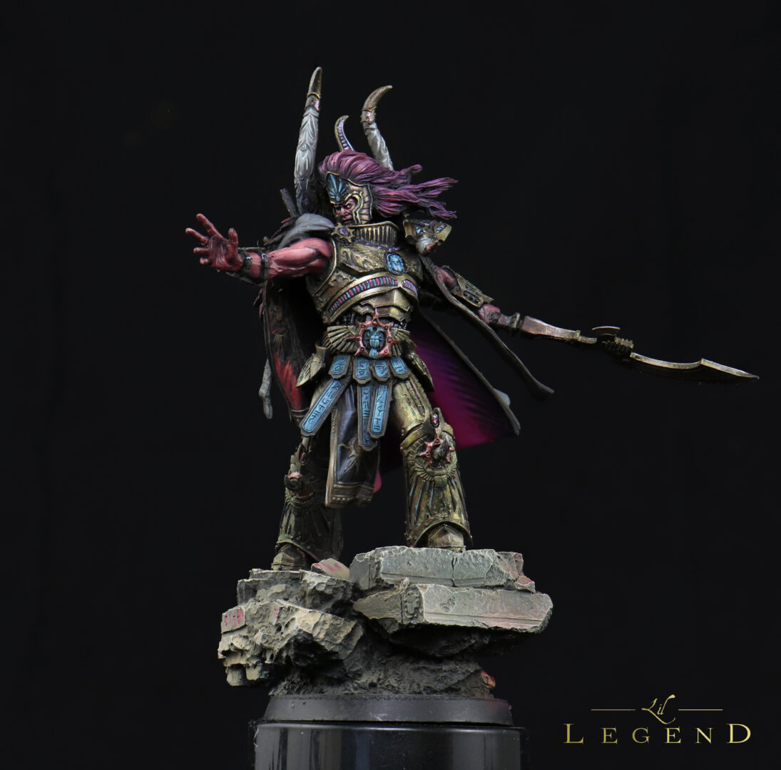 Magnus Vs. Leman Russ Diorama Commission. - Lil Legend Studio