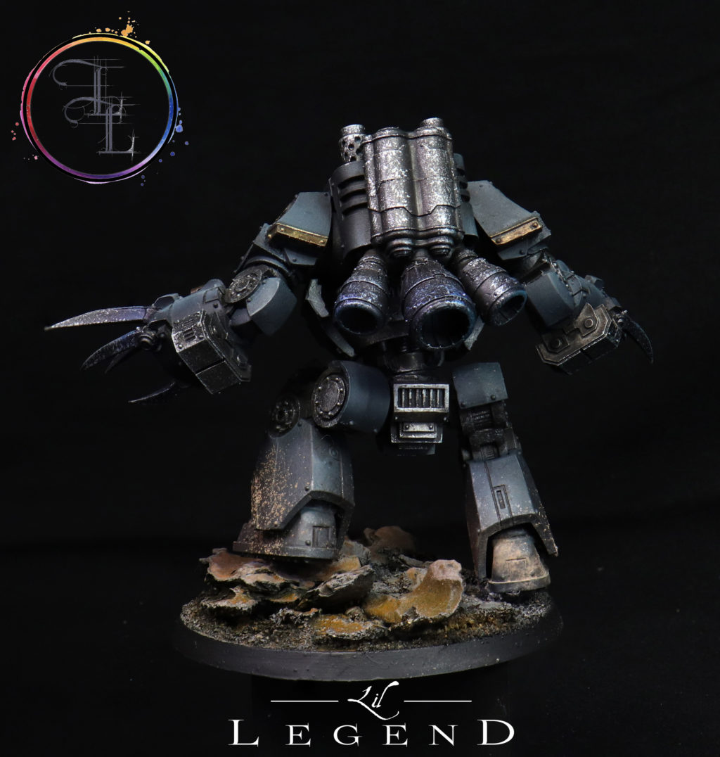 Blood Angels Contemptor- Incaendius Class Dreadnought Commission. - Lil ...