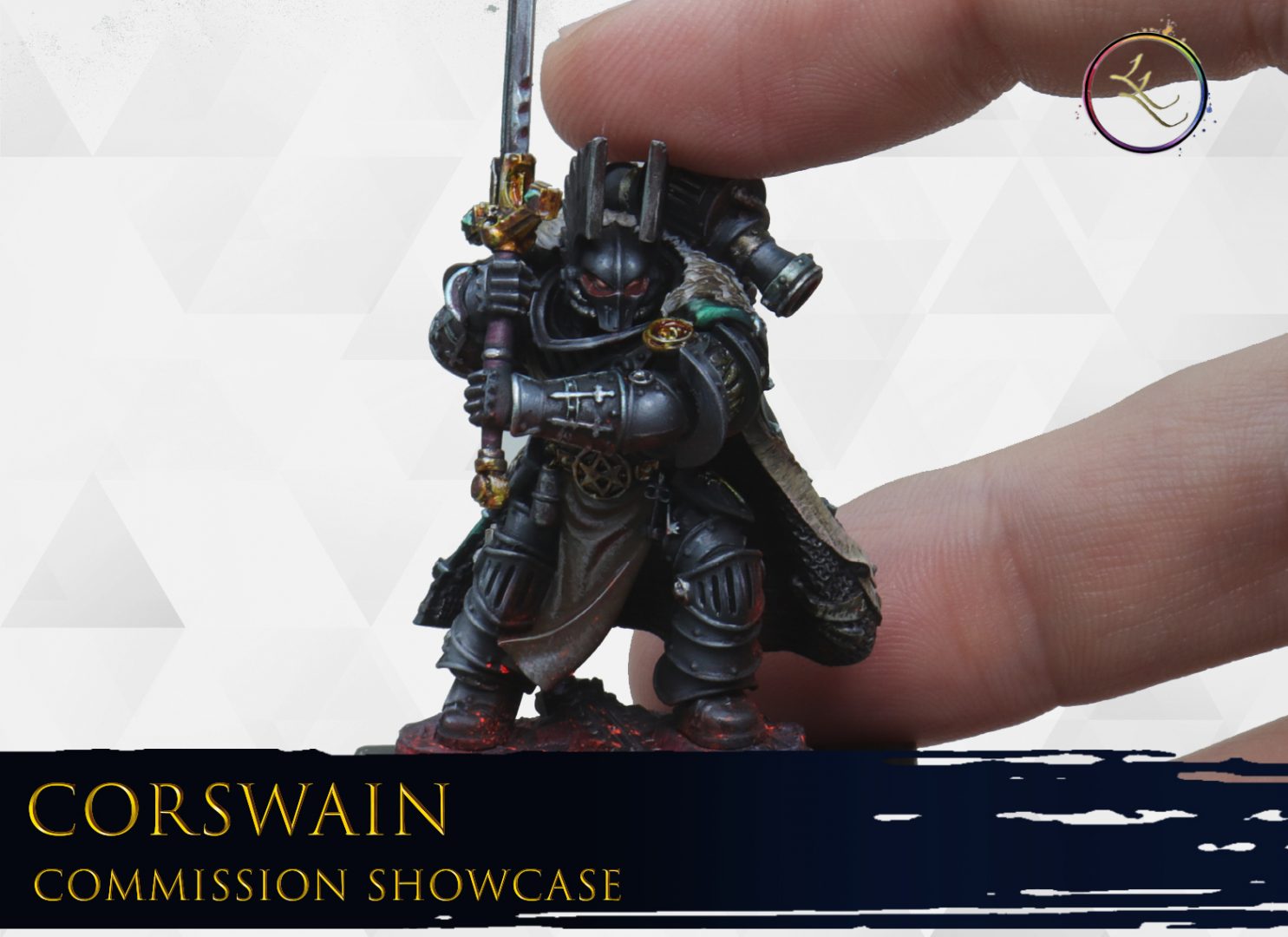 Dark Angel Corswain, Paladin of the Ninth Order.