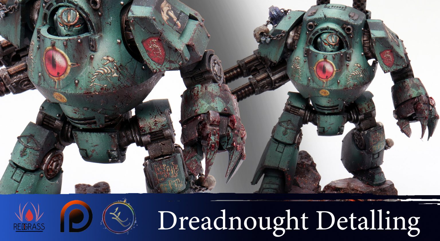 How to Paint: Sons of Horus Dreadnought Masterclass - Lil Legend Studio