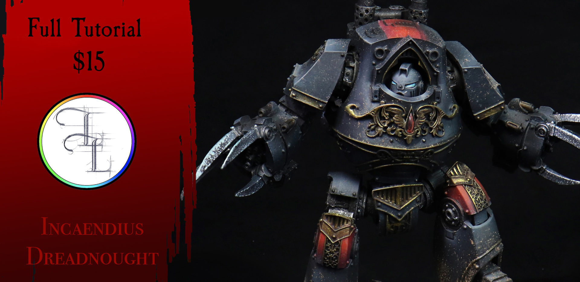 Blood Angels Contemptor- Incaendius Class Dreadnought Commission. - Lil ...