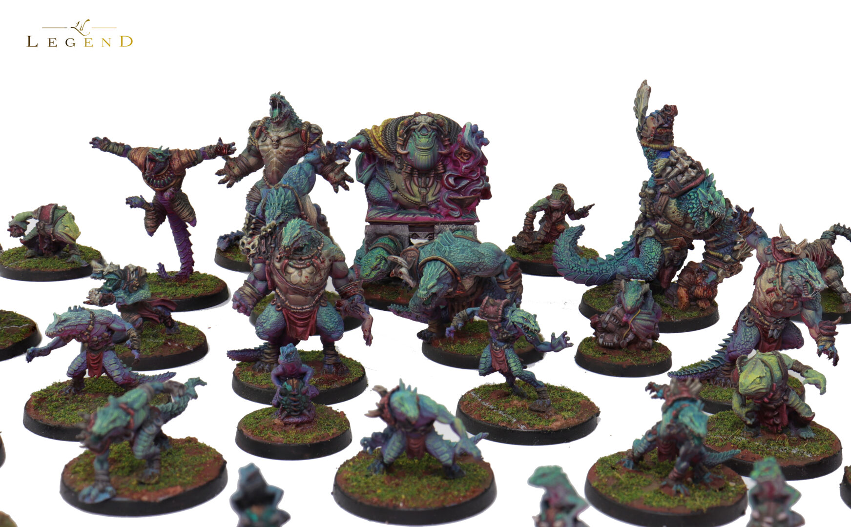LIZARDMEN TEAM TEAM PHOTO! Greebo Games Lizardmen Blood Bowl Commission ...
