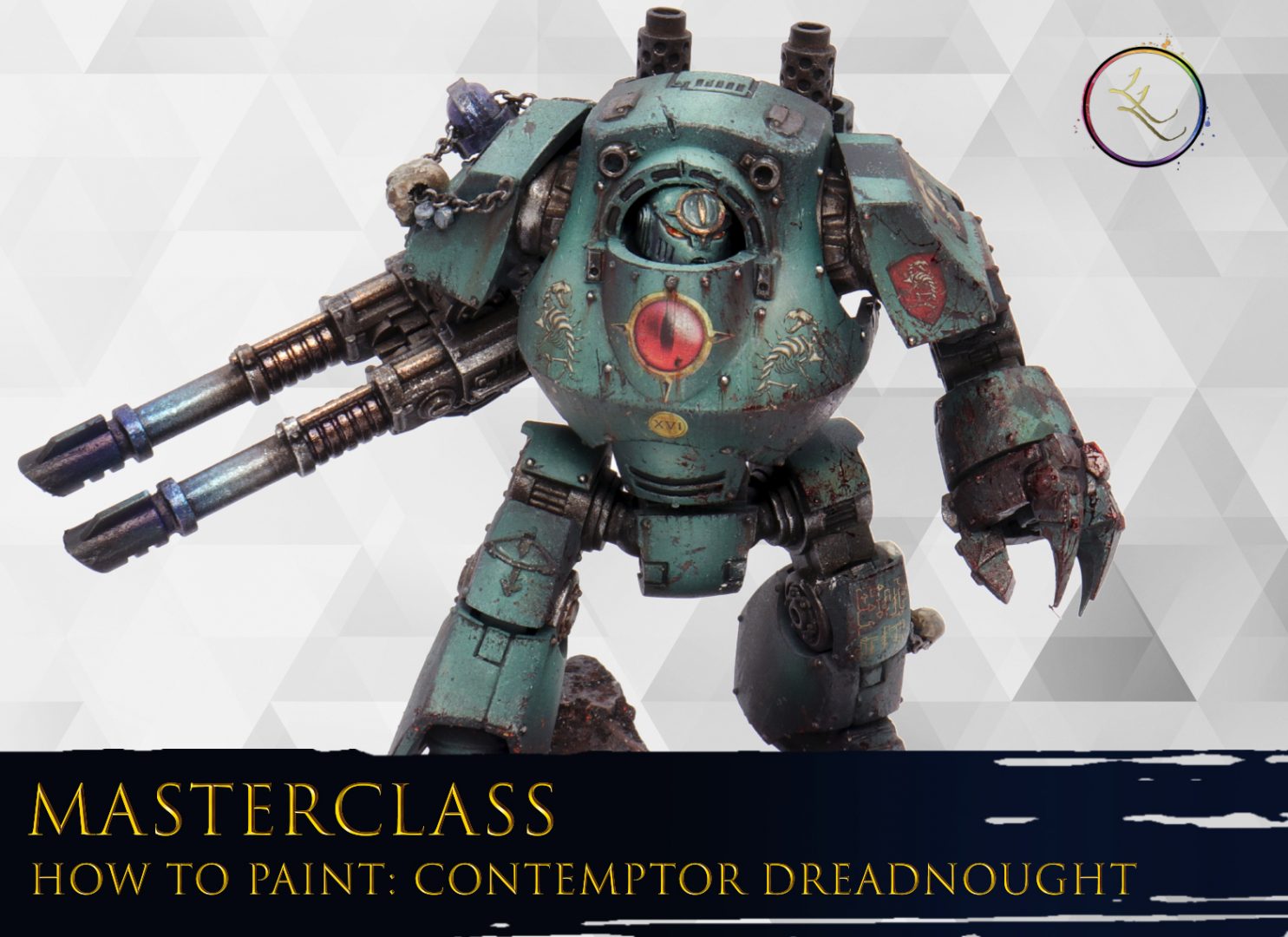 How to Paint: Sons of Horus Dreadnought Masterclass - Lil Legend Studio