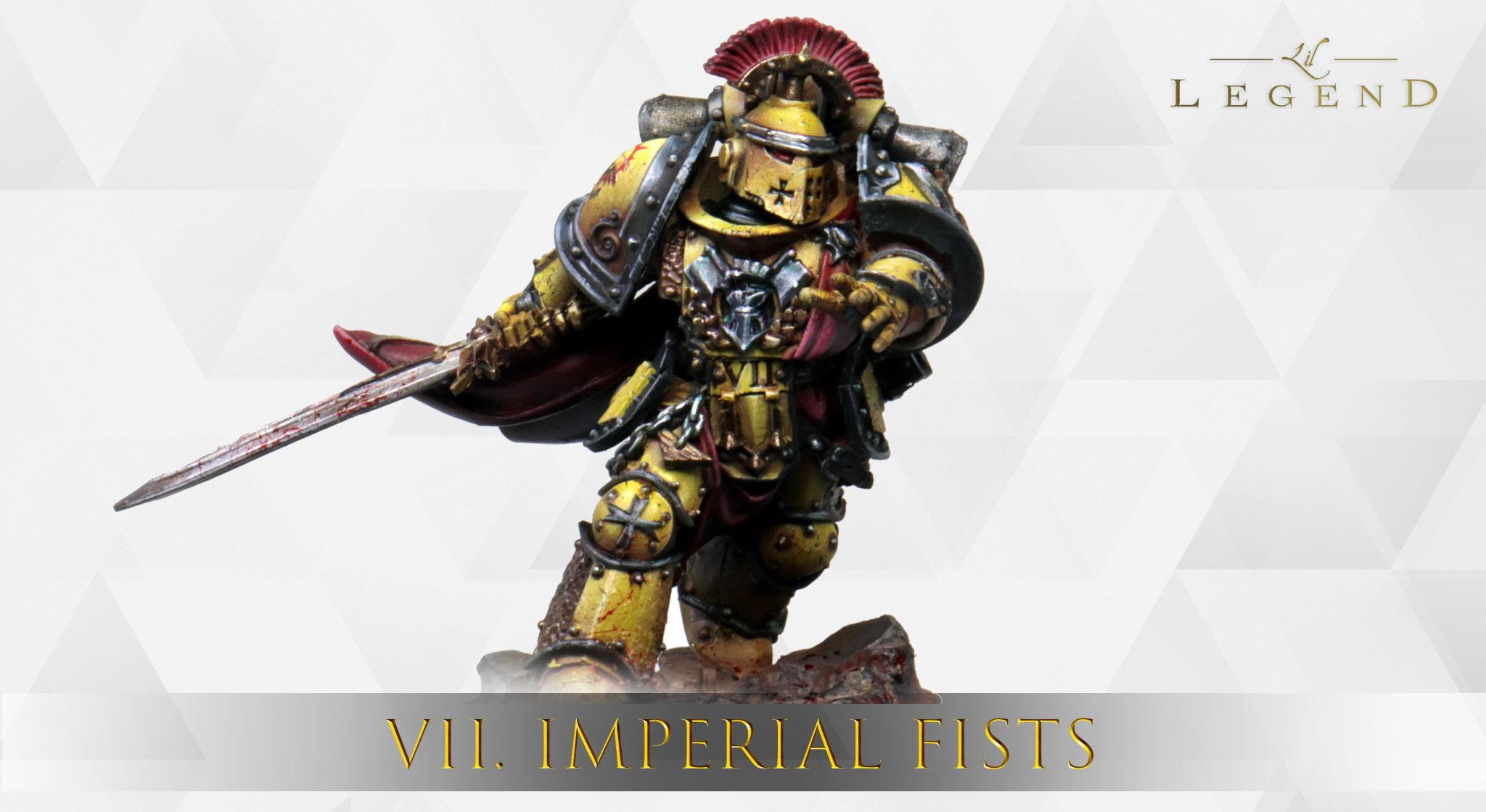 How to Paint Imperial Fists Masterclass - Lil Legend Studio