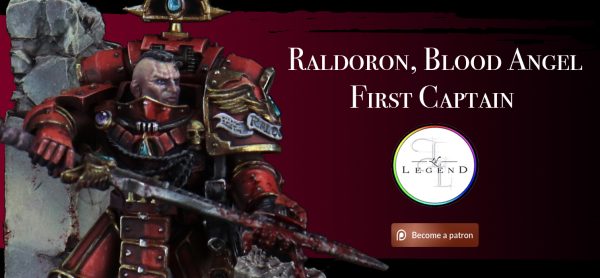 Raldoron Archien of Wisdom, Blood Angel First Captain. Commission ...
